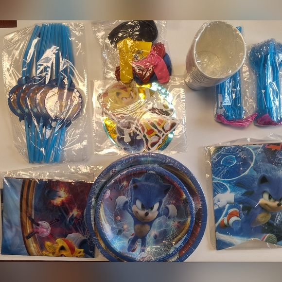 Sonic | Other | Sonic The Hedgehog Birthday Kit New In Package | Poshmark